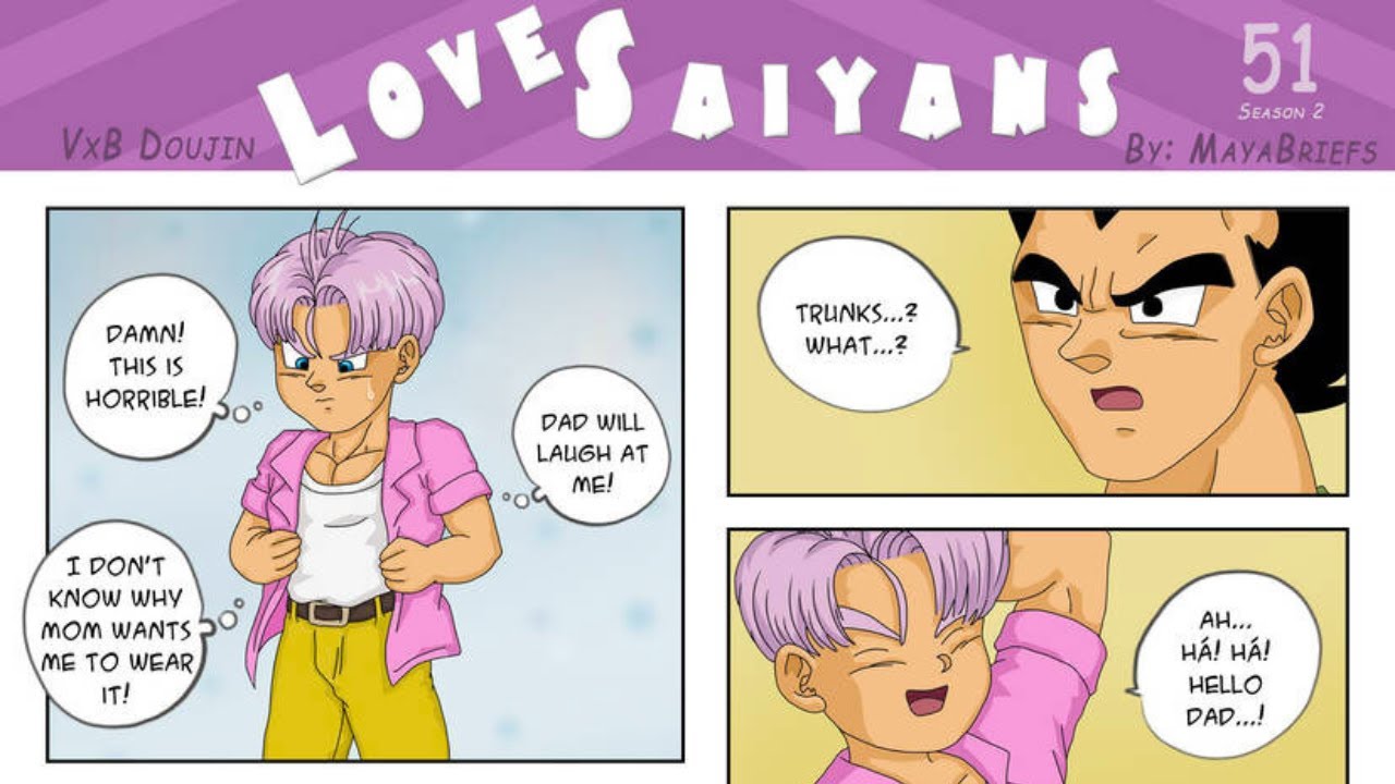 "Bad BOY in Pink?!" Love Saiyans - 51 - Doujin VxB! [DBZ Comic Dub ...
