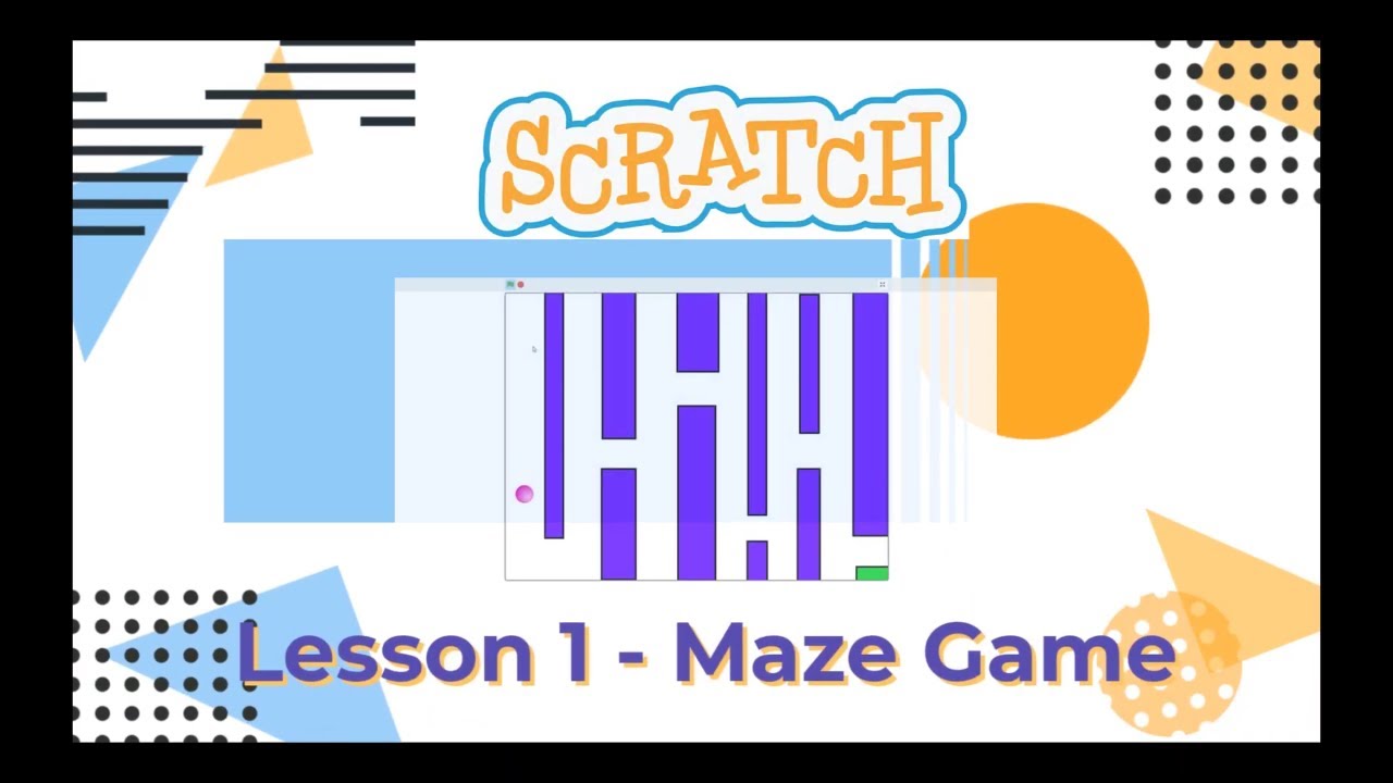 Scratch Maze Game Lesson 1 Setting Up Background Sprites And 7247