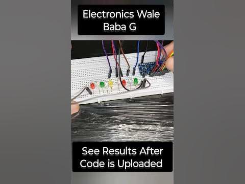 Chaser LED Circuit Using Arduino Nano || Chaser Light Controller || LED ...