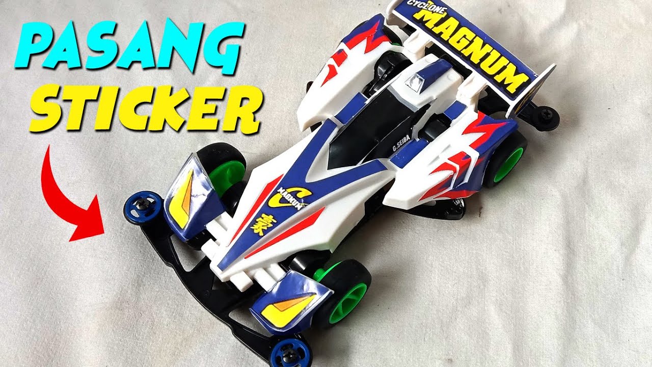 JADI TAMBAH KEREN !!! PASANG STICKER TAMIYA AULDEY CYCLONE MAGNUM - YouTube