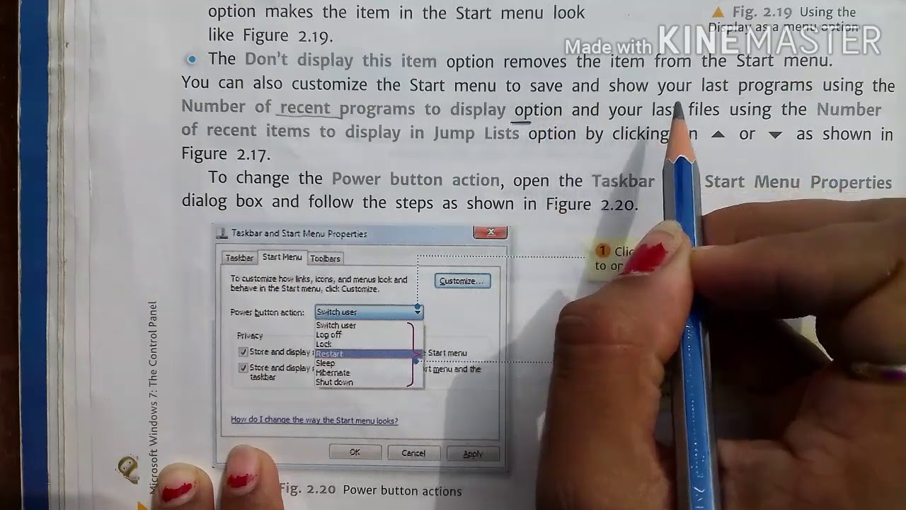 Class 6th :- Computer - chapter - Microsoft Windows 7"Control Panel ...