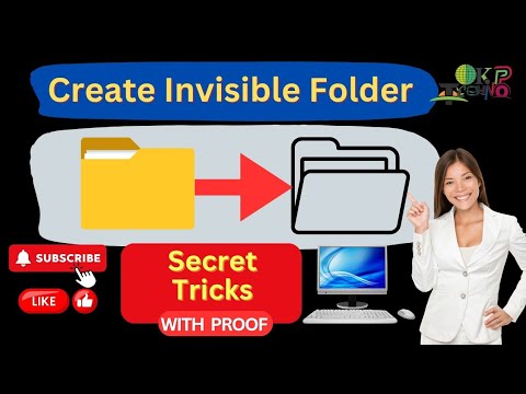 How to create Invisible folder I Computer secret tricks l Security tips ...