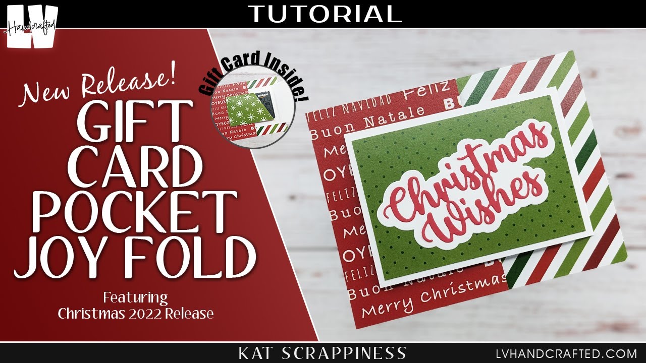 Gift Card Pocket Joy Fold Card - YouTube