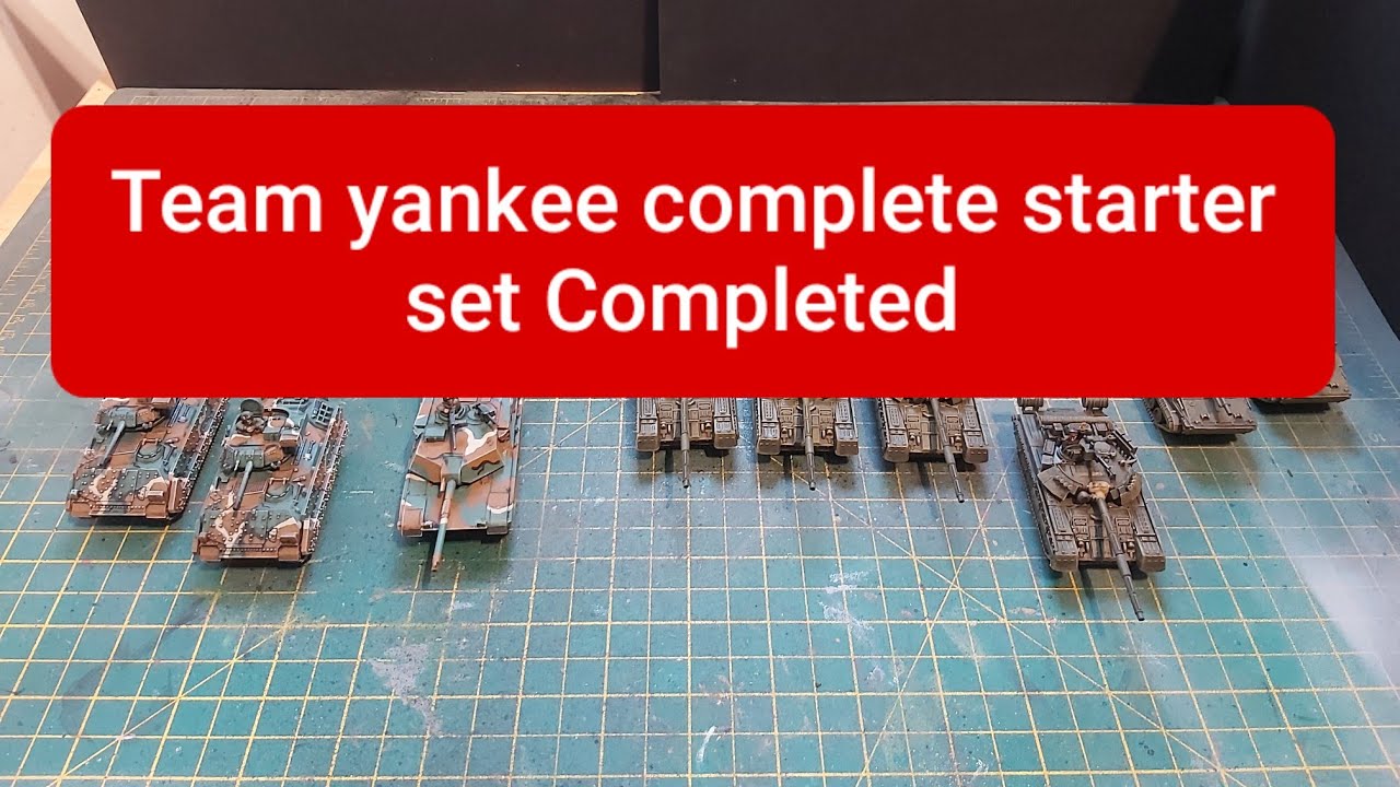 Team Yankee complete starter set... Completed - YouTube
