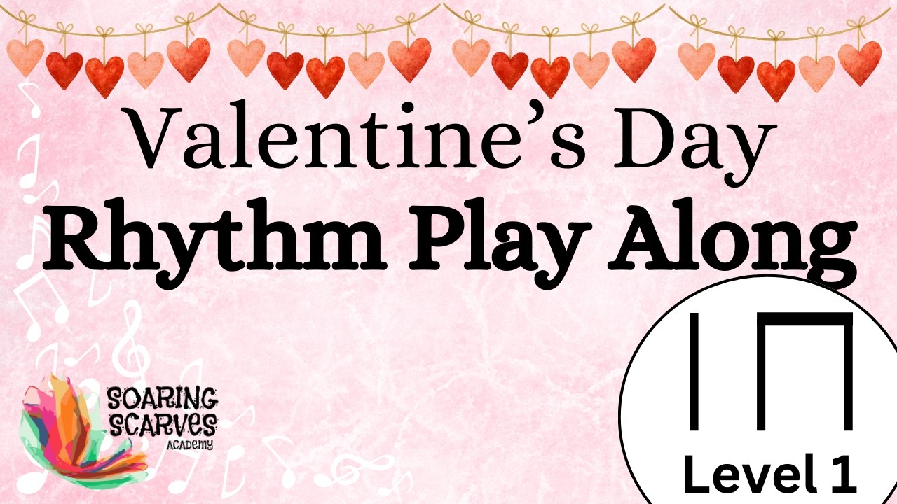 Valentine’s Day Rhythm Play-Along for K–2 | Can-Can (Level 1 Ta & Titi ...
