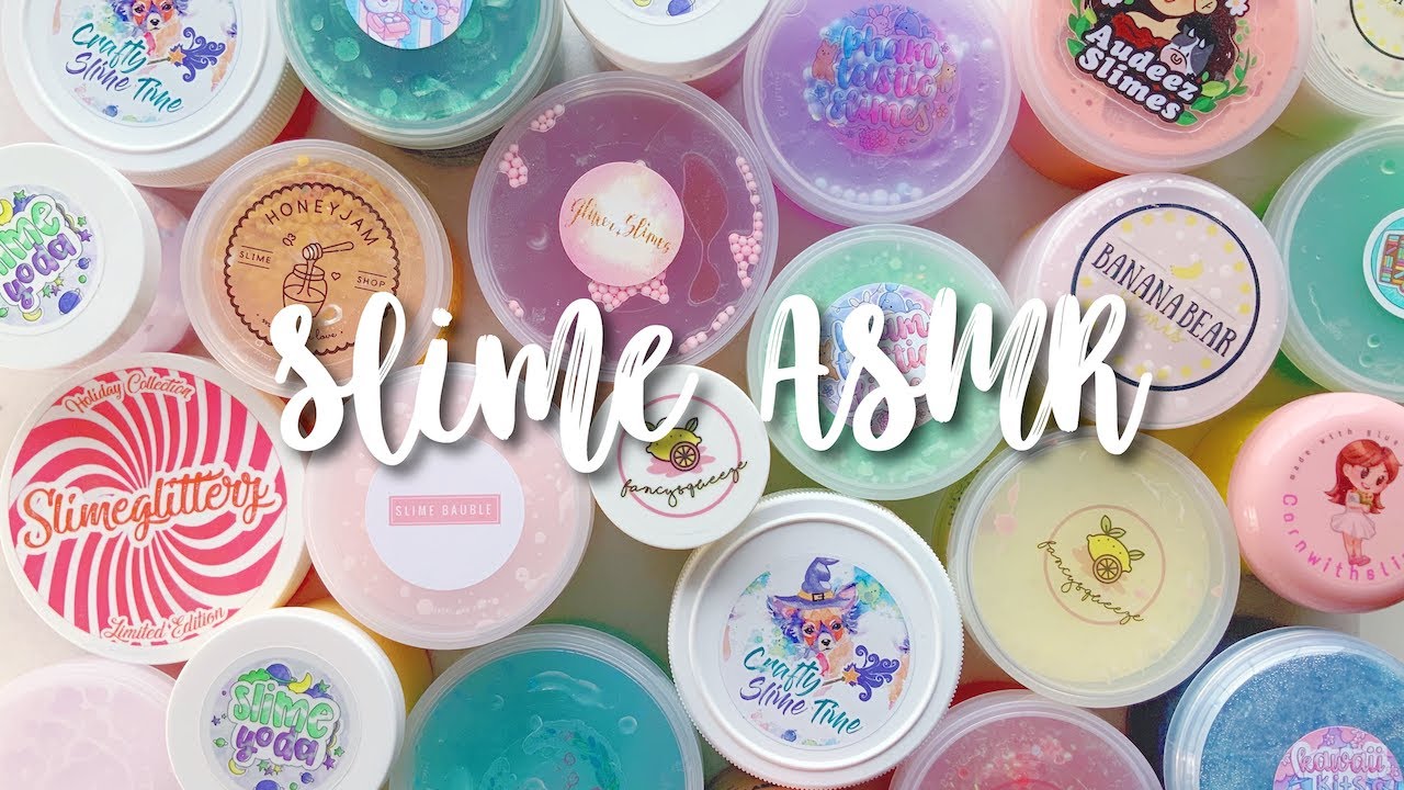 HUGE SLIME COLLECTION: 1 HOUR SLIME ASMR - YouTube
