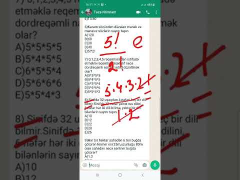 Bismilləh. Sınaq aşağıda. Əvvəl özünüz işləyin.