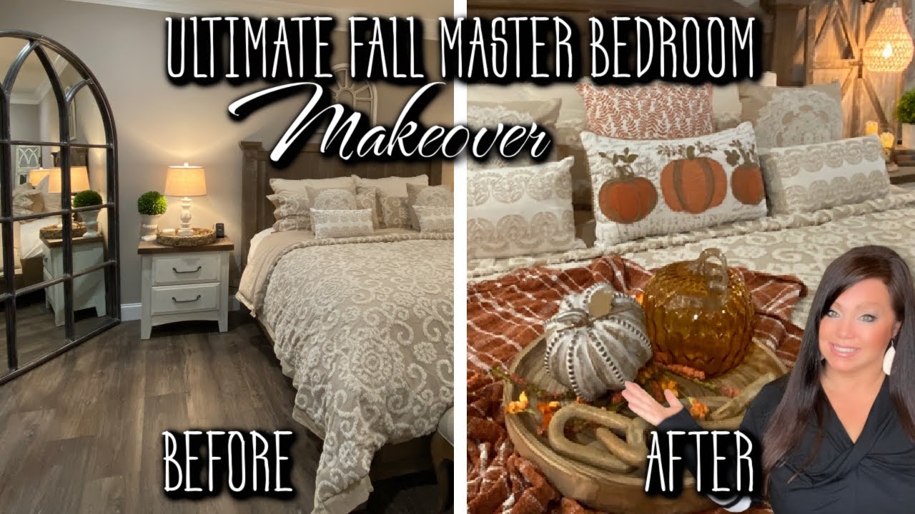Ultimate Fall | Master Bedroom| Makeover | Decorate With Me - YouTube
