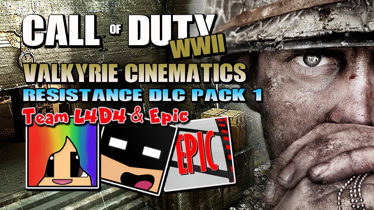 COD WWII Resistance DLC Pack 1 | Valkyrie | Cinematics Pack - YouTube