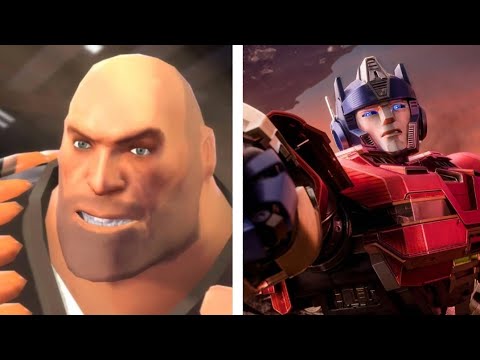 Tf2 Heavy reference in Transformer One - YouTube