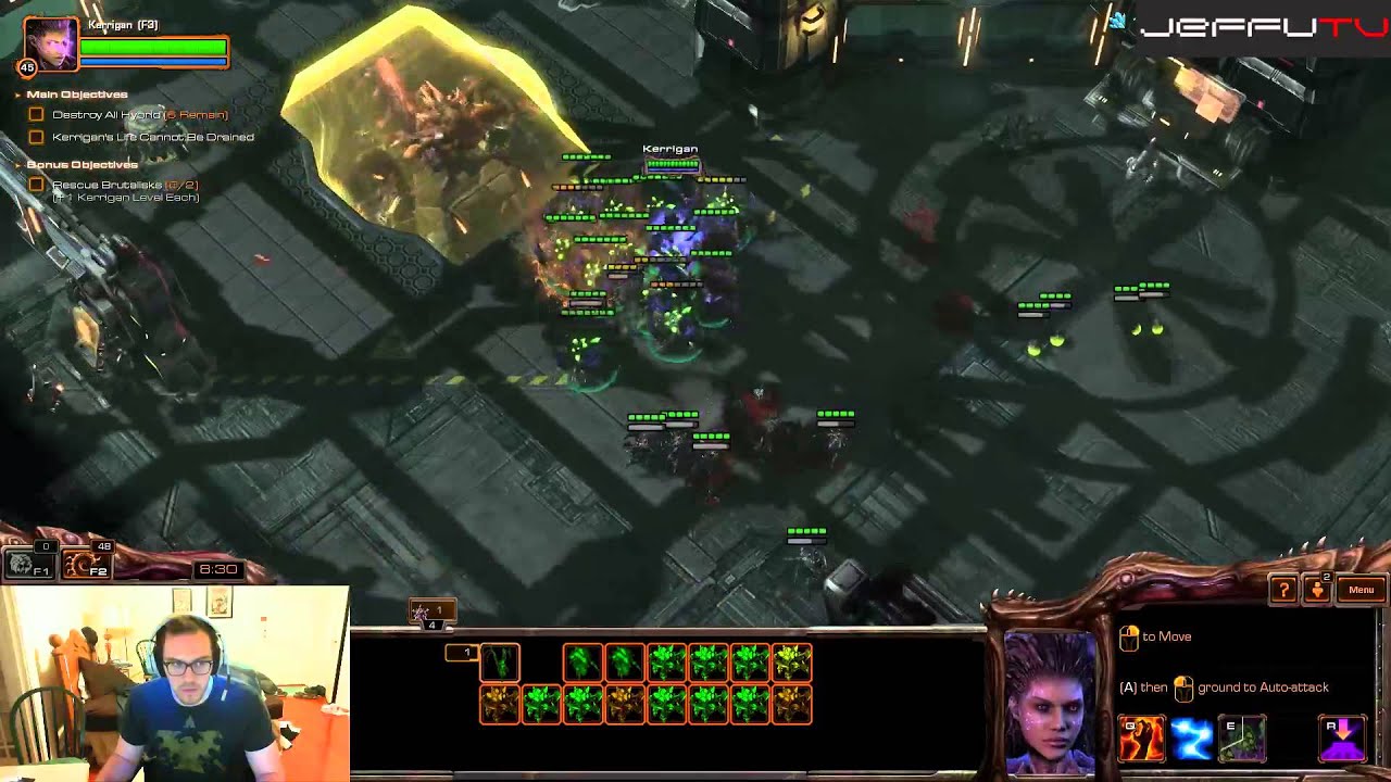 StarCraft 2: Heart of the Swarm Mission - Hand of Darkness - YouTube