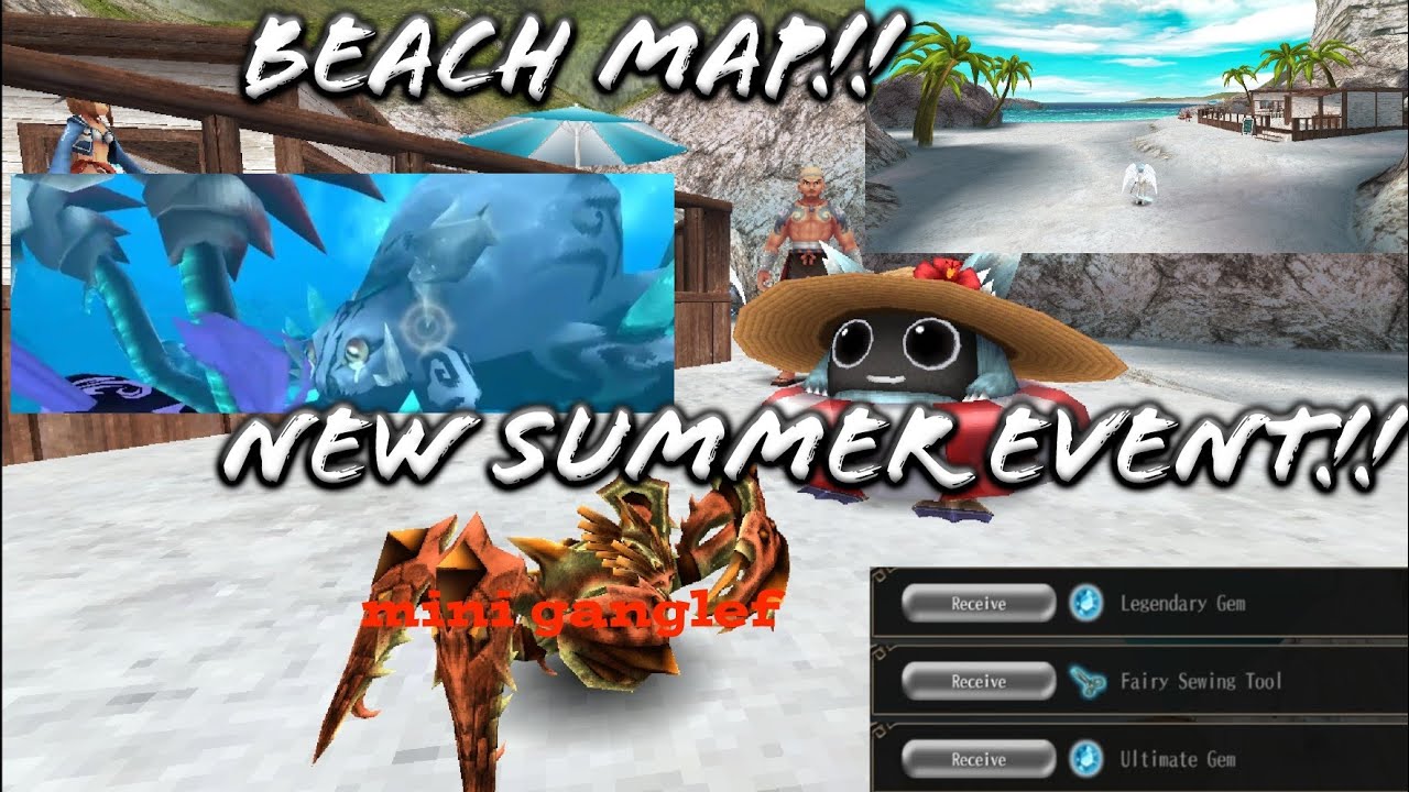 New Summer Event! Dive at Beach Map! Point Exchange to Ultimate gem ...