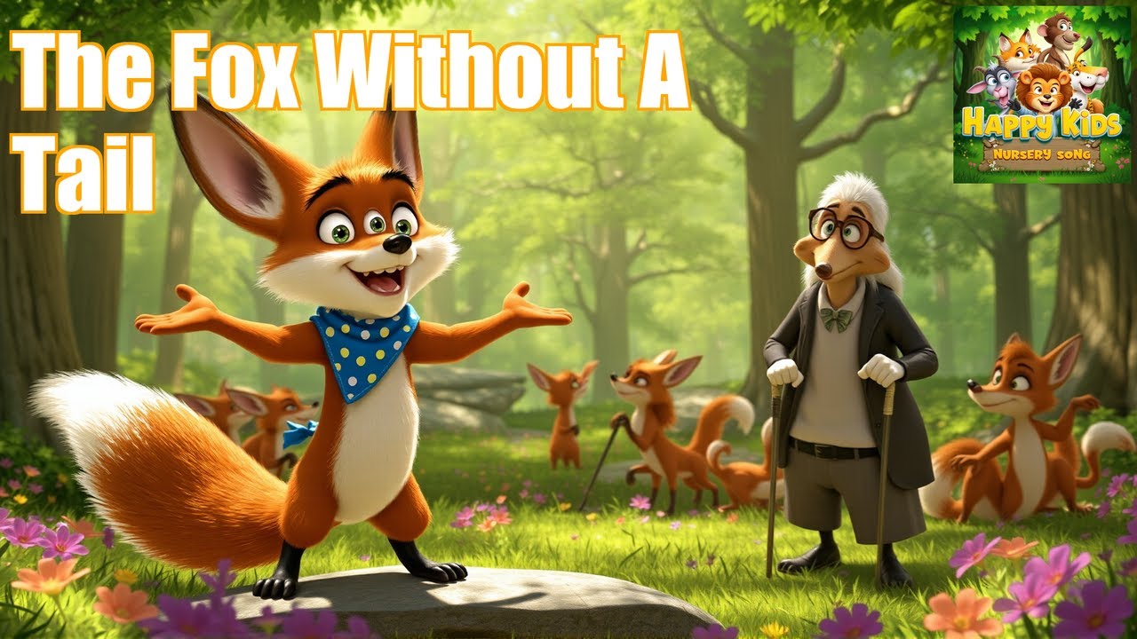 THE FOX WITHOUT A TAIL | Kids Fables and Fairy Tales - YouTube