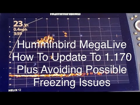 Humminbird MegaLive, How to Update to 1.170, Plus Avoiding Potential ...