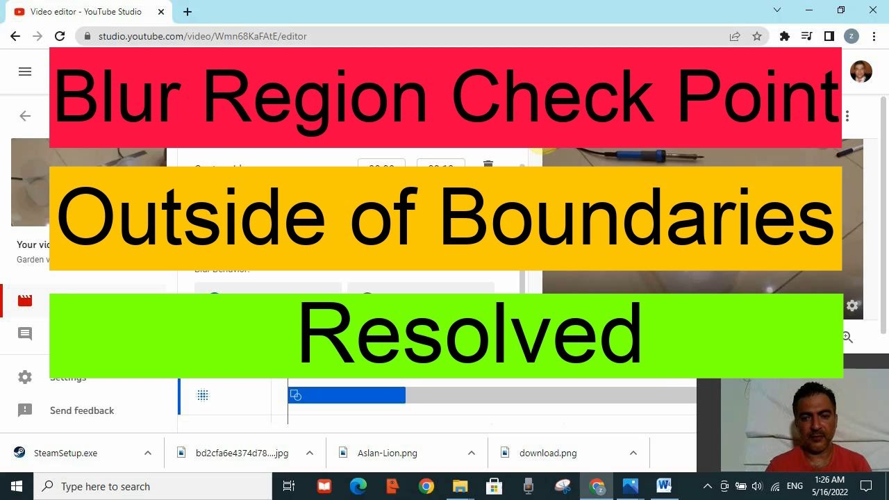 Blur Region Contains Checkpoint Outside of its Boundaries - YouTube
