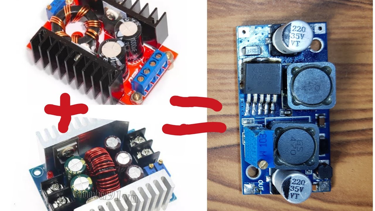 MẠCH BOOST VÀ BUCK 2 TRONG 1 - YouTube