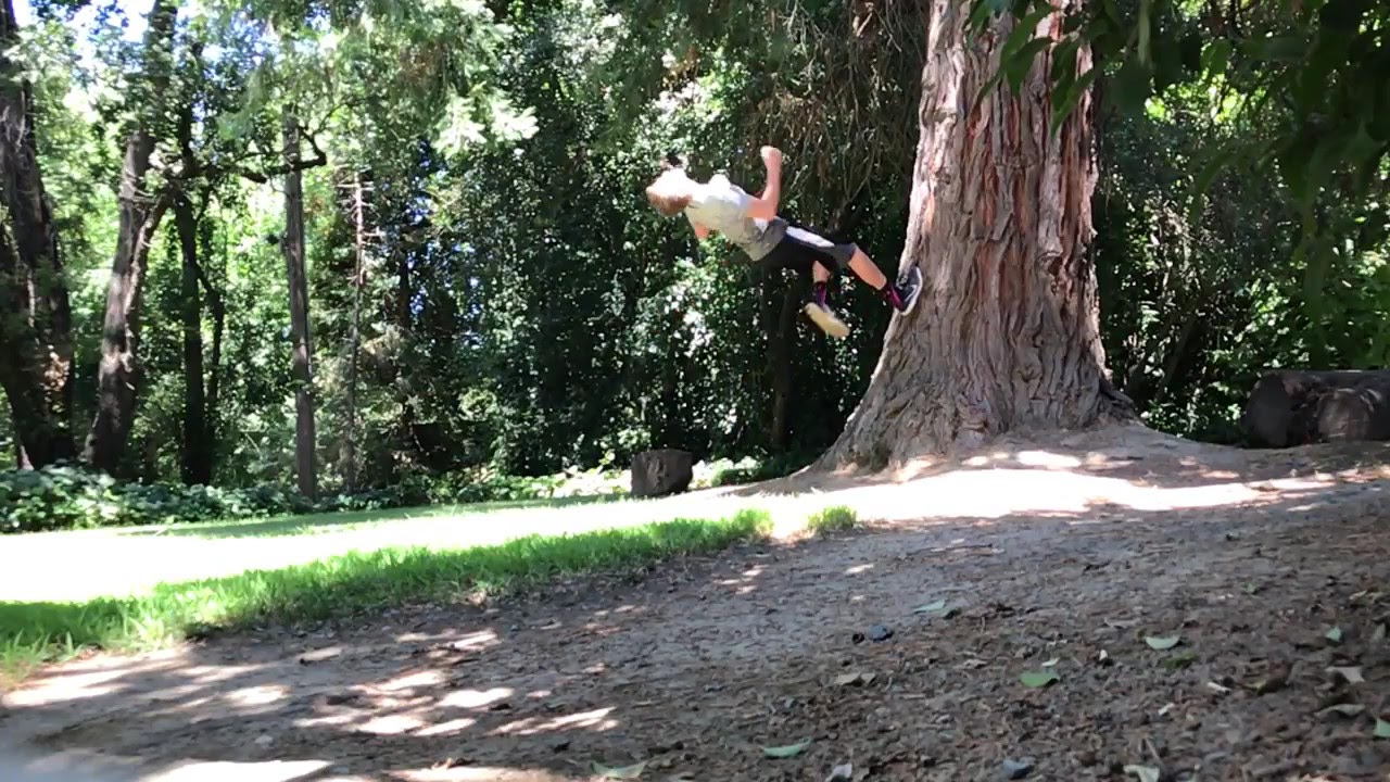HOW TO BACKFLIP OFF OF TREES/WALLS!!!!! - YouTube