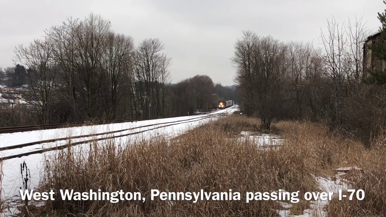 Allegheny Valley Railroad train AVR-3. - YouTube