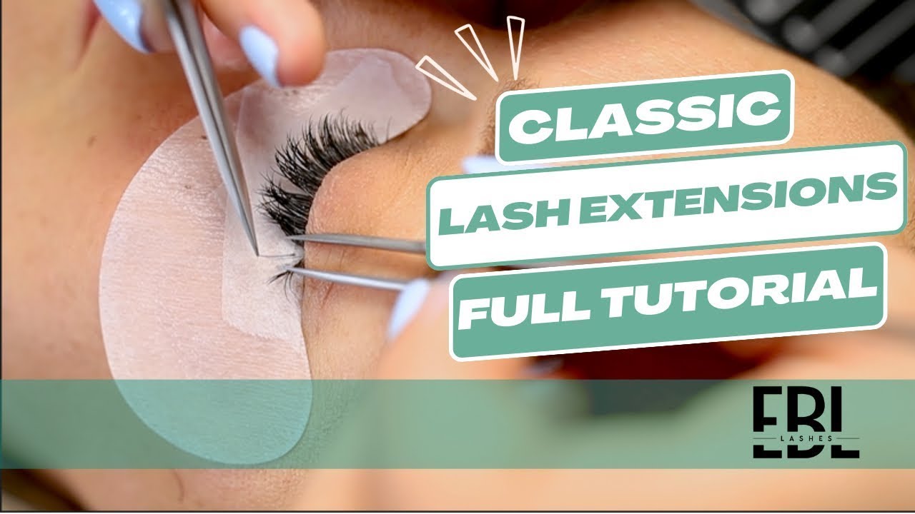 How To Do Full Classic Lash Set Tutorial | Tips and Tricks for Lash ...