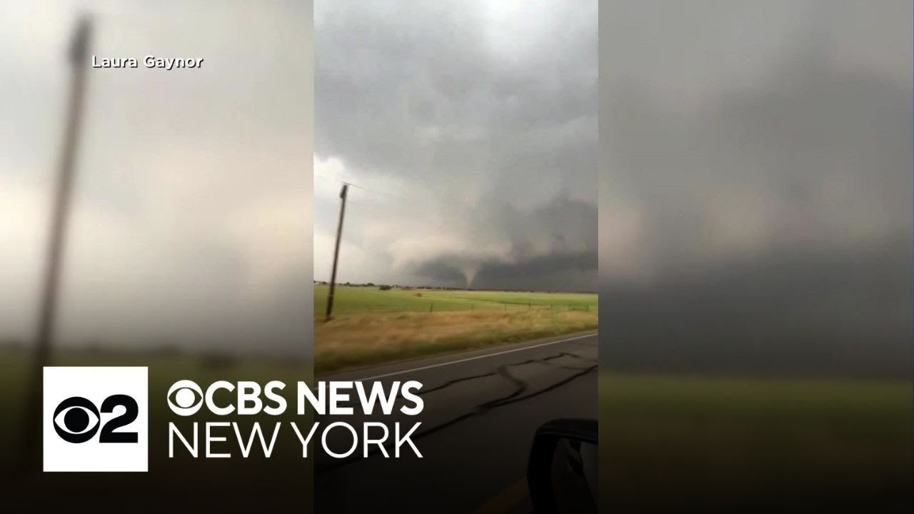 Deadly storms tear through Texas amid record travel surge - YouTube