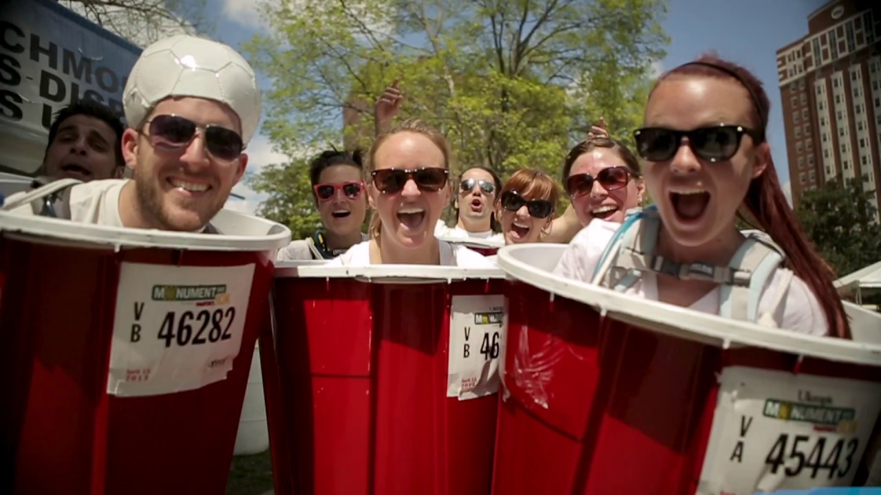 Richmond's biggest block party - the Ukrop's Monument Avenue 10k - YouTube