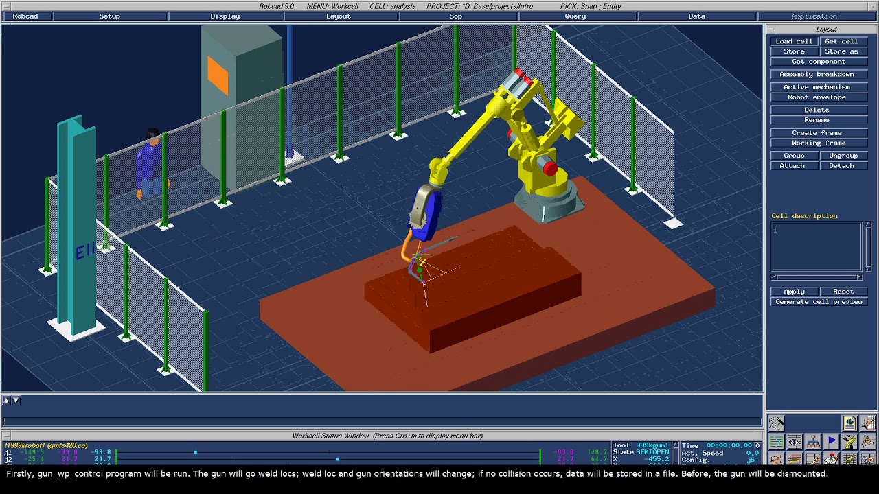 Robcad Path Analysis Program - YouTube