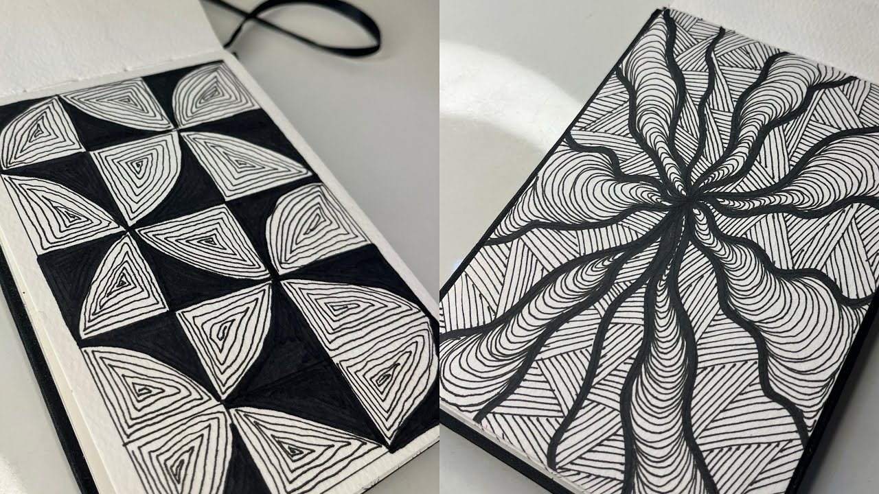 Mindful Zen art | Zentangle Art for Beginners | Zentangle doodle art ...