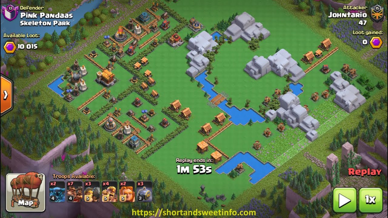 2 shot Skeleton Park 4 (layout 13) - YouTube