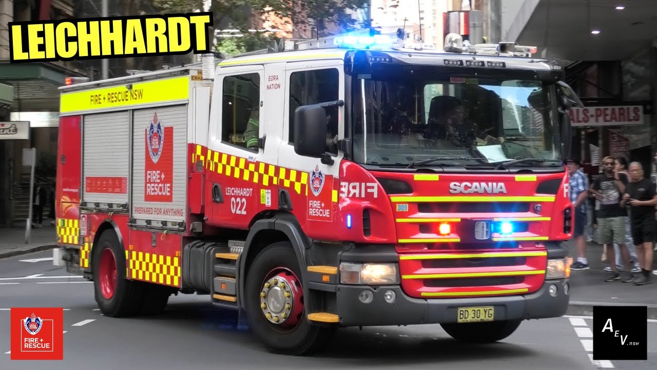 ⁴ᴷ FIRE + RESCUE NSW - FRNSW - P22 Responding 🚨 | AUTOMATIC FIRE ALARM ...