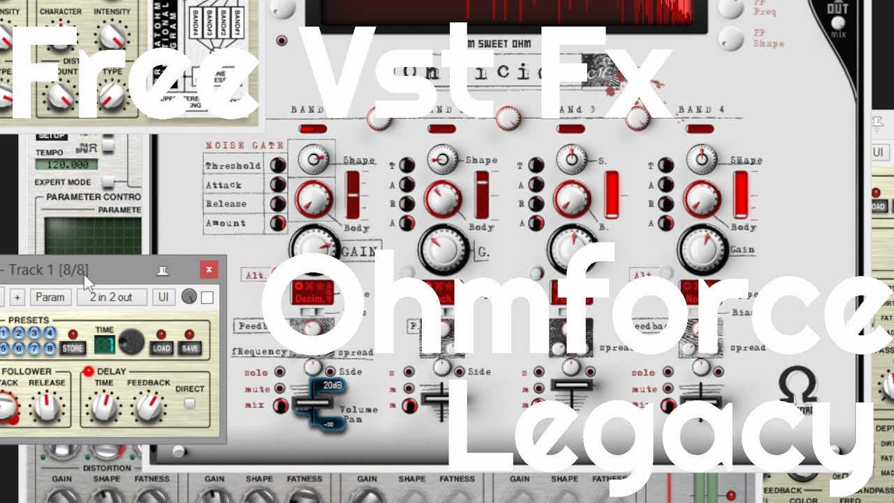 Free Vstfx - Ohmforce Legacy Plugins (No Talking) - YouTube