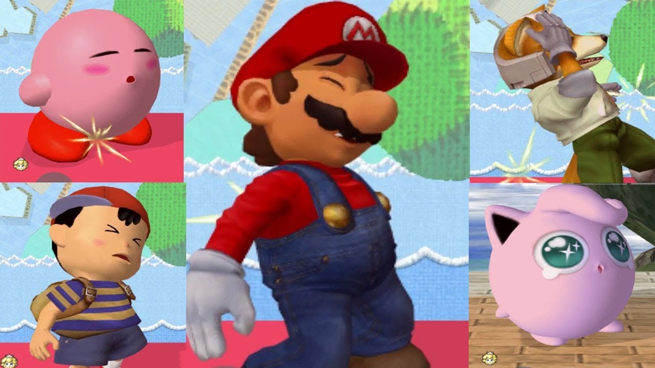 All Characters' Shield Break Animations (SSBM) - YouTube