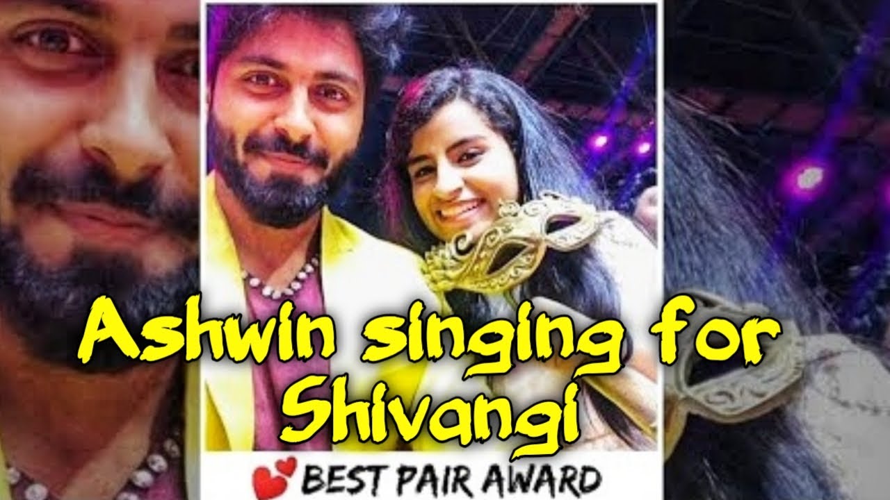 Ashwin shivangi trending pair Award~Ashwin singing for shivangi~Ashwin ...
