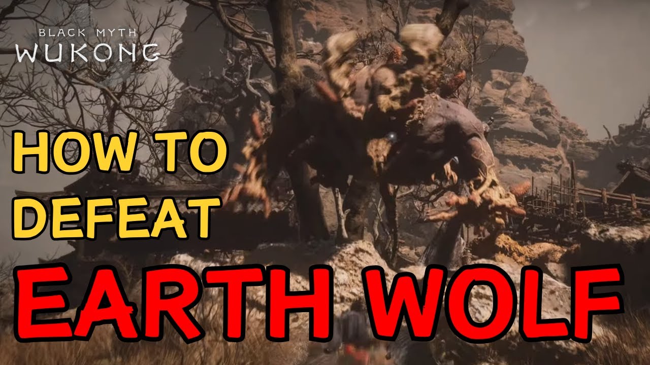 Black Myth Wukong - Earth Wolf Boss Fight (4K with Cutscenes) - YouTube
