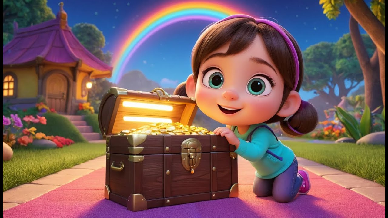 The Rainbow’s Secret Path Rhyme Song | Popular Nursery Rhyme ...