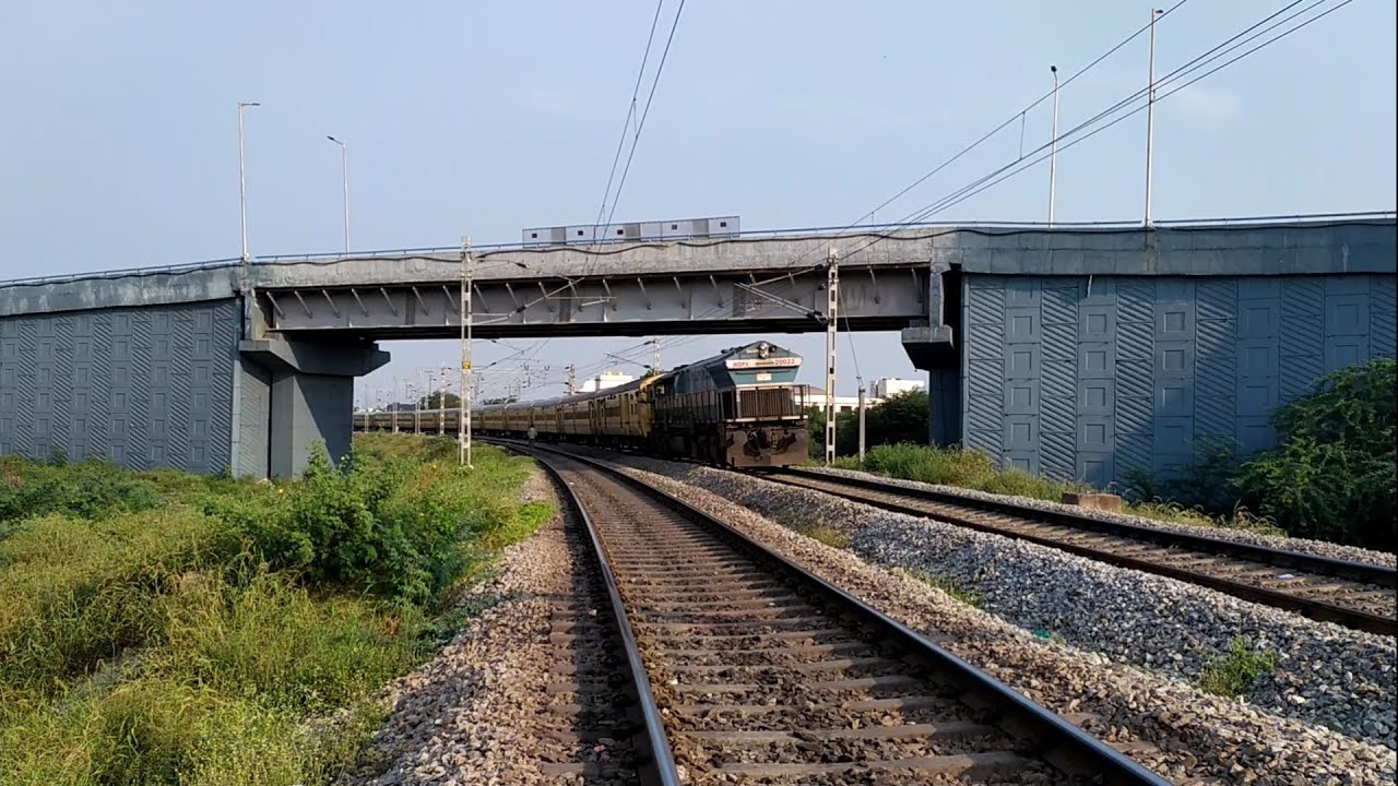 First run of 07338 - Guntakal - Hubballi Passenger Special was captured ...