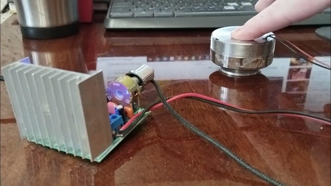 Вибро колонка - YouTube