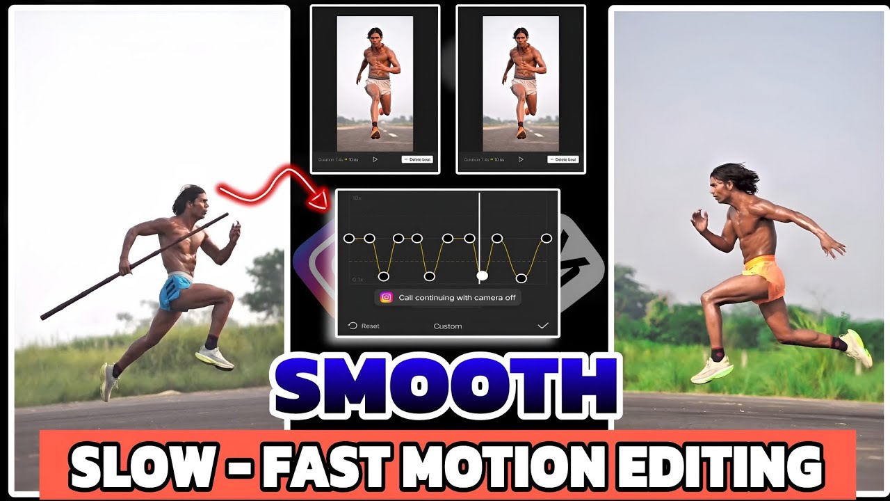 Instagram Trending Slow Fast Motion Video Editing | Running Slow Motion ...