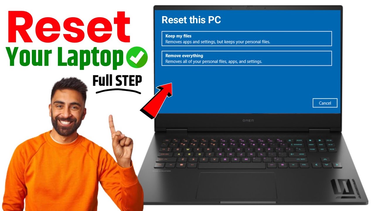 laptop reset kaise kare | how to reset laptop | how to format laptop ...