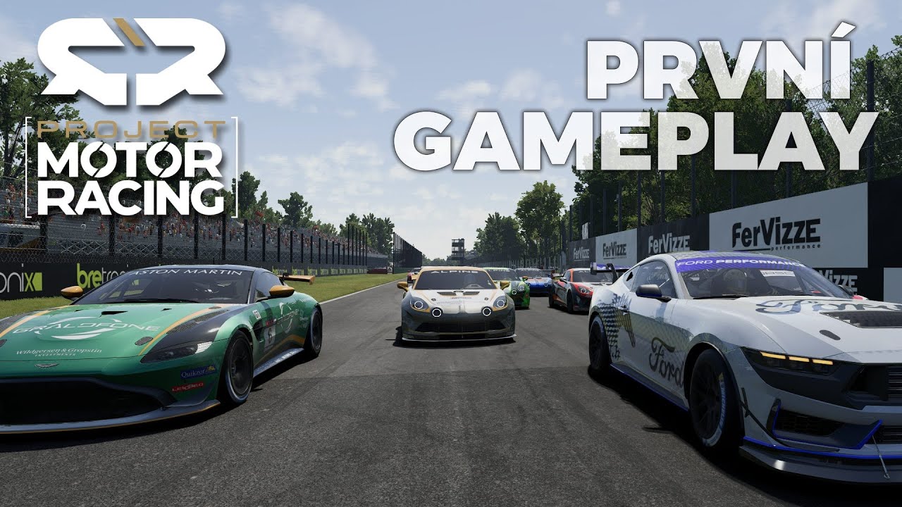Project Motor Racing | CZ Gameplay (Sim Racing / Early Access) - YouTube