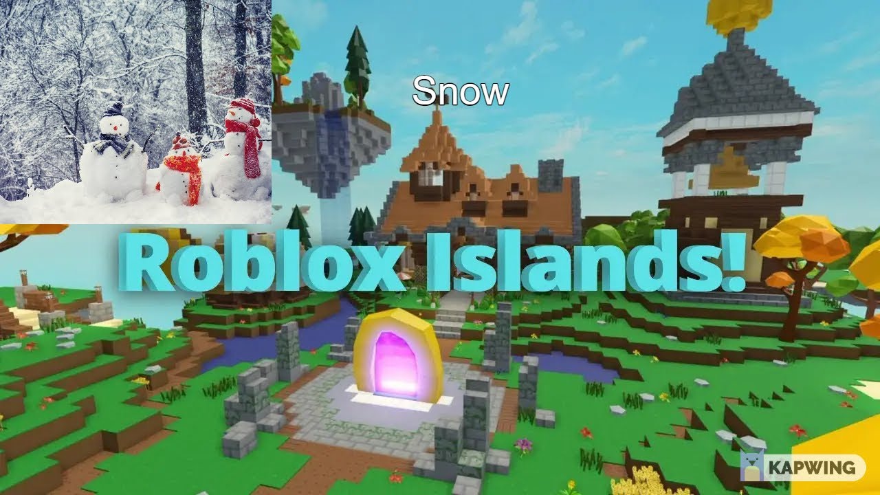 How to make artificial snow on your island on Roblox skyblock - YouTube
