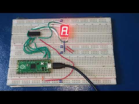 Raspberry Pi Pico + 74HC595 + MicroPython Code 👇 - YouTube