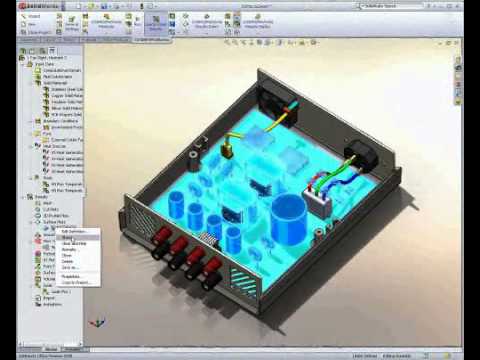 SolidWorks flow Simulation - YouTube