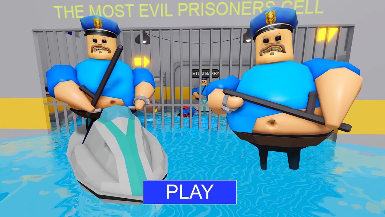 🌊WATER BARRY'S PRISON RUN! Obby Walkthrough FULL GAME #obby #roblox ...