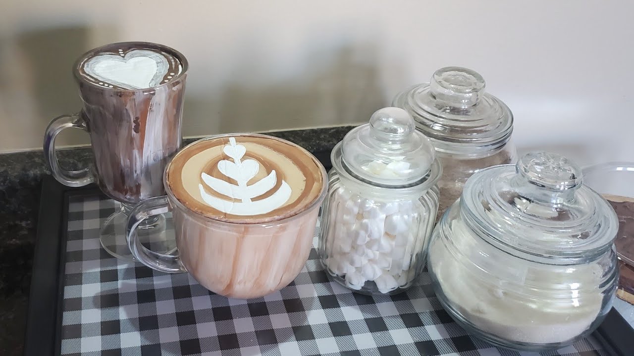 DIY Faux Latte Mug ~ Fake Coffee Mug #howto - YouTube