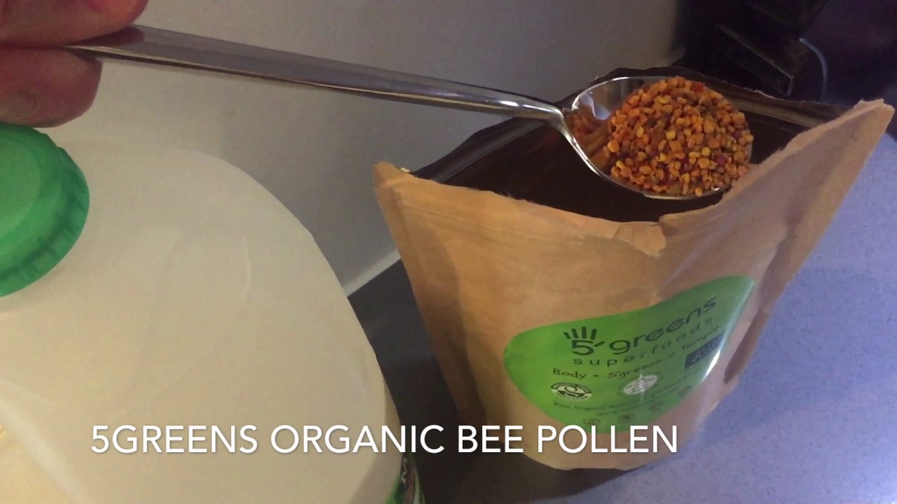 5Greens Organic Bee Pollen Smoothie - YouTube