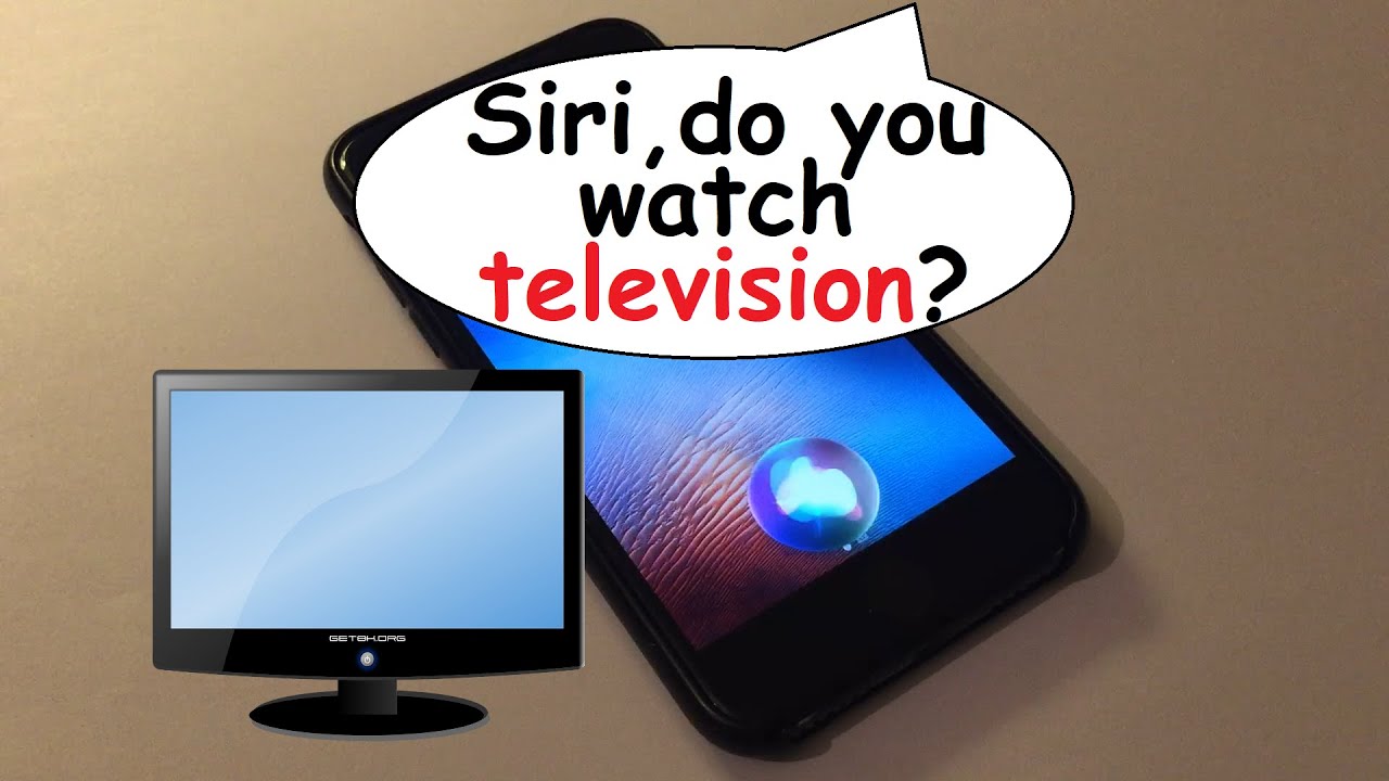 Hey Siri, do you watch television? - YouTube
