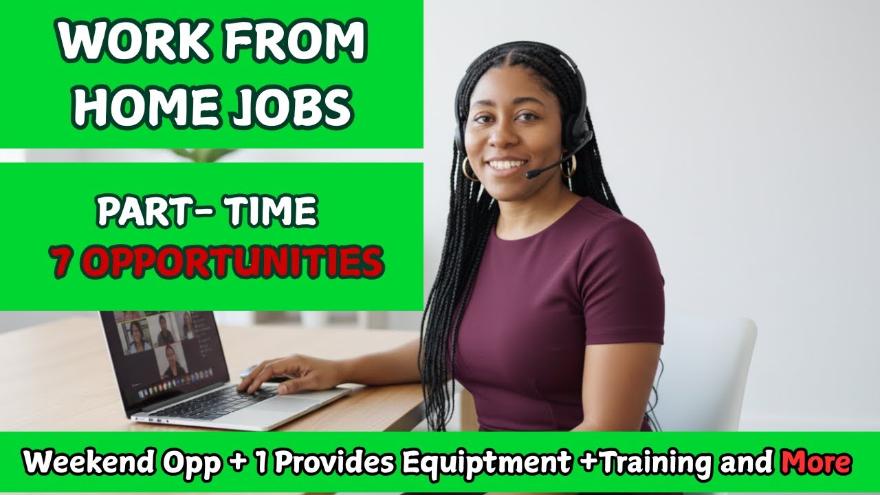 7 Remote Jobs Hiring NOW | Weekend Shifts Available - YouTube