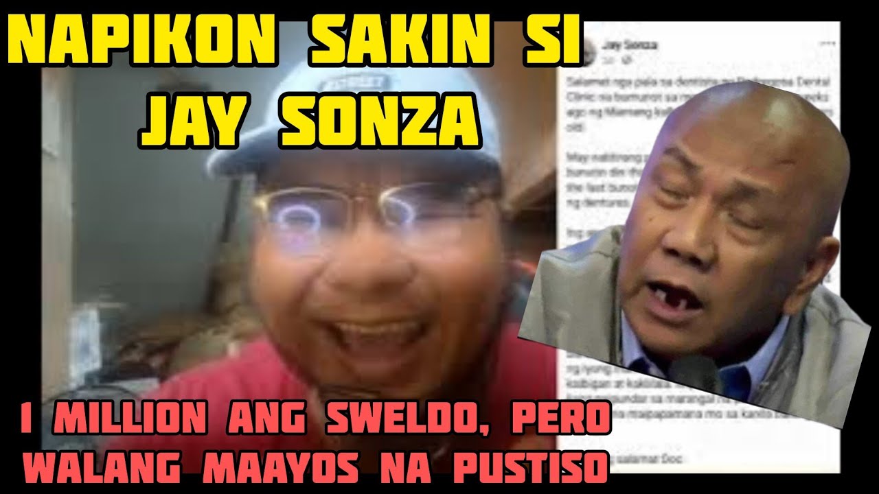 JAY SONZA- NAPIKON SAKIN- MAG PAPAGAWA NA DAW SYA NG PUSTISO - YouTube