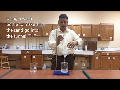 Chemistry Lab - Separating Salt and Sand - YouTube