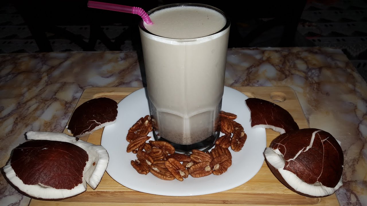 HORCHATA DE COCO CON NUEZ,riquísima! - YouTube